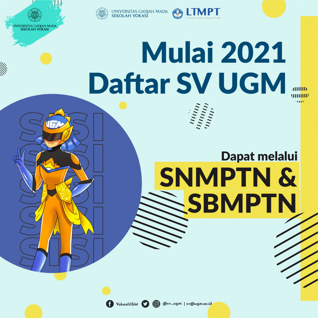 Mulai 2021 Pendaftaran MABA DEB SV UGM bisa melaui Jalur SNMPTN ...