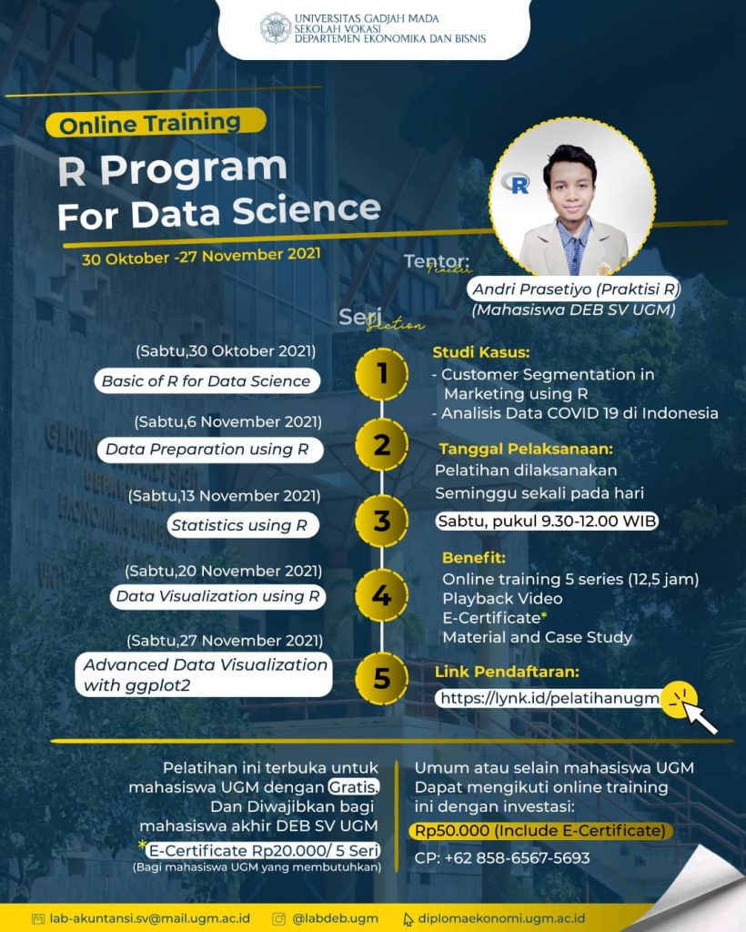 Online Training R Program For Data Training Bagian 5 “Advanced Data Visualization With ggplot2 ...