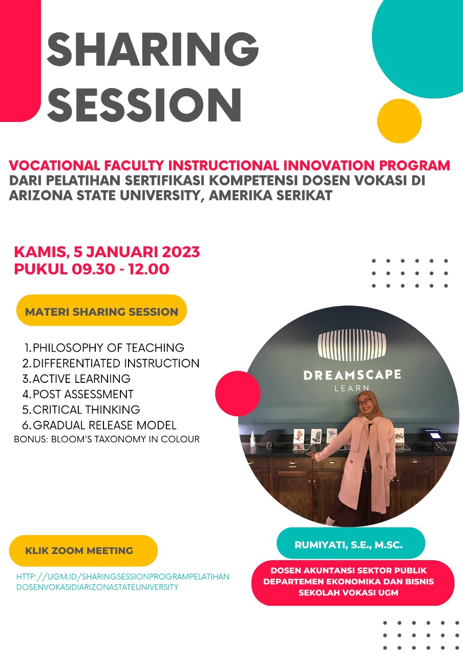 Sharing Session – Bersama Ibu Rumiyati, S.E., M.Sc. – deb.sv.ugm.ac.id